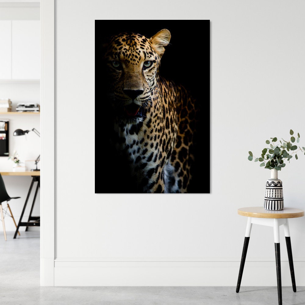 Leopard, Canvas Art Print, Paper Print, Animal Art, Photographic Wall ...