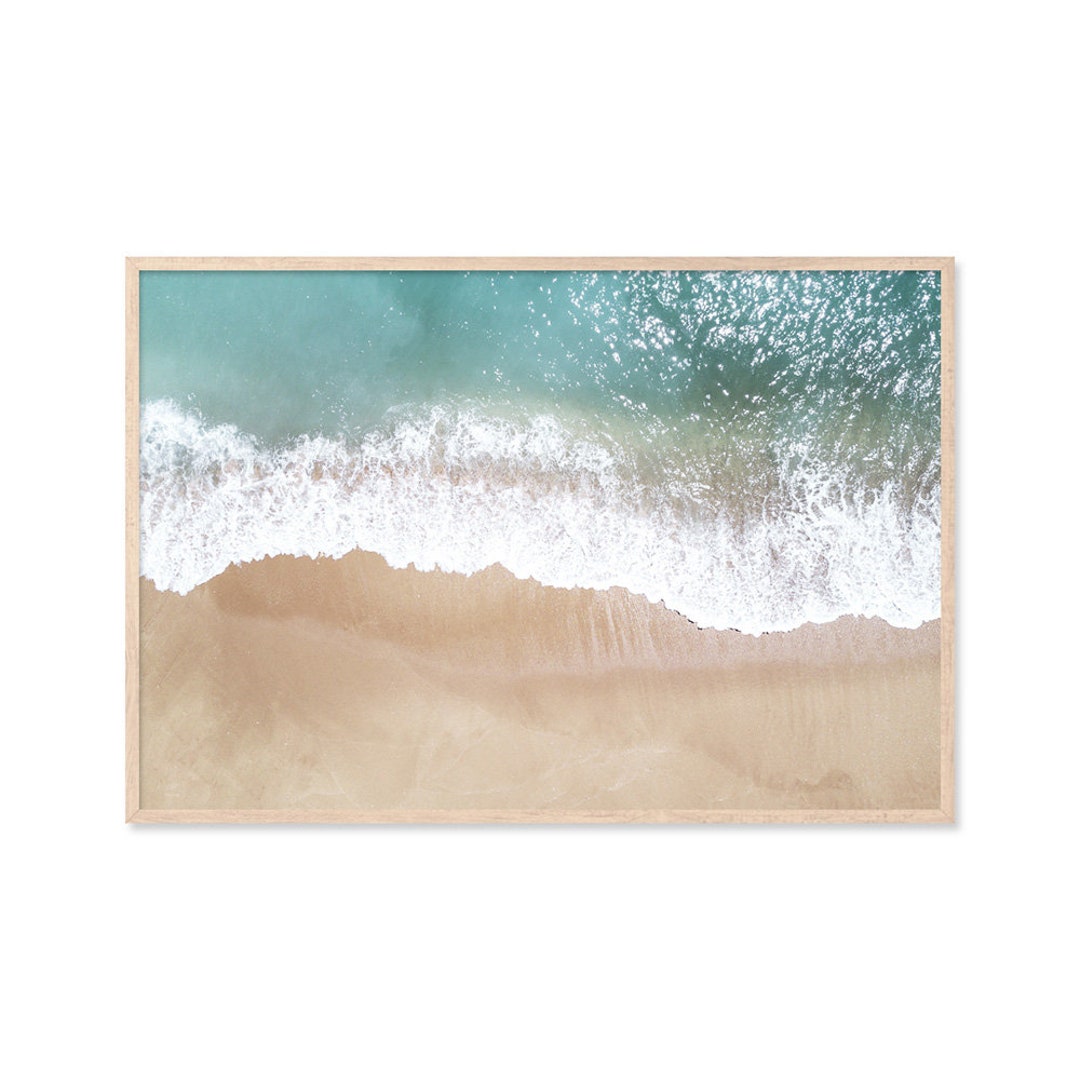 Sandy Beach Shore, Canvas Art Print, Paper Print, Ocean, Poster, Beach ...