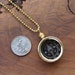 Real Compass Necklace Compass Necklace Working Compass - Etsy