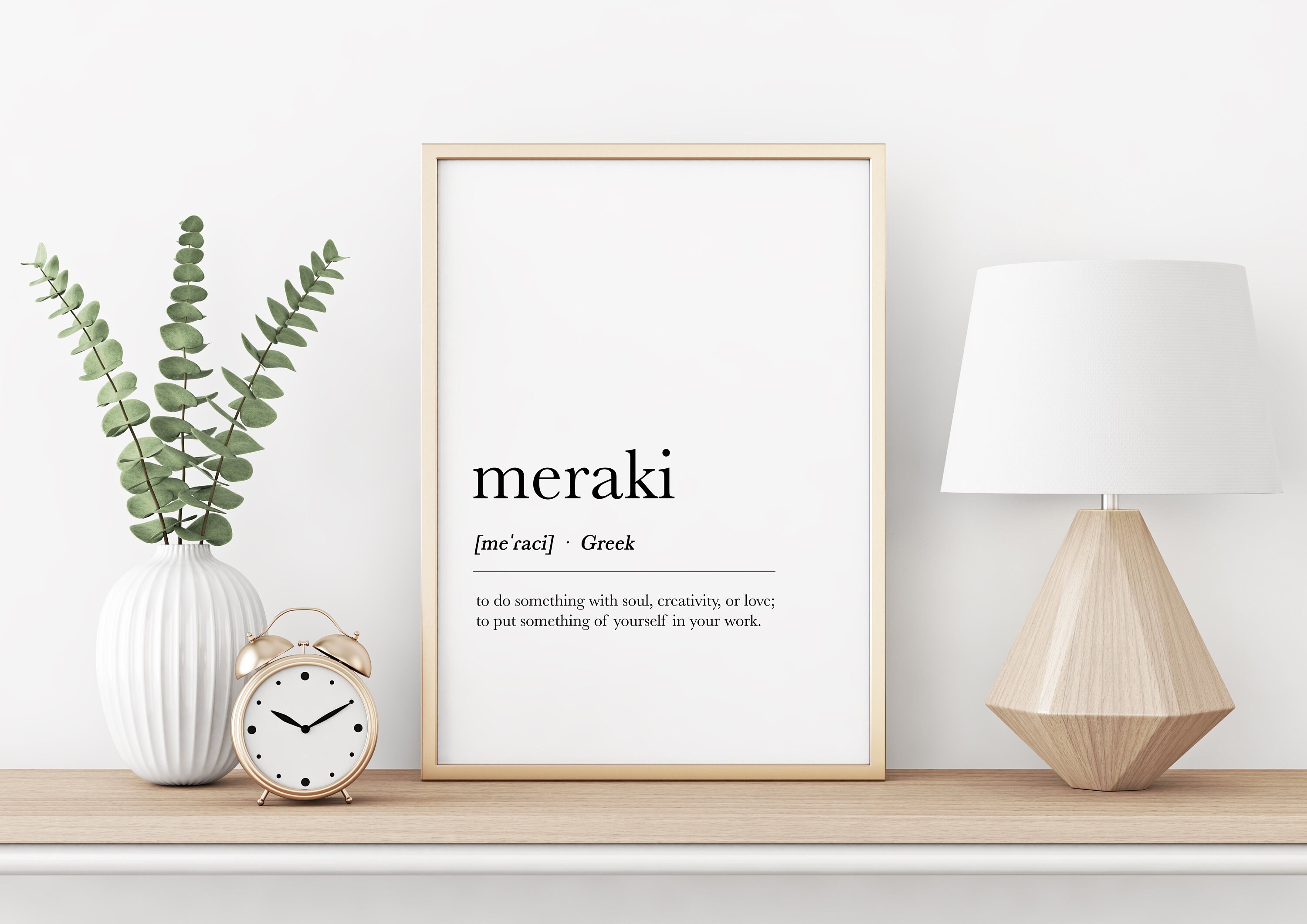 Meraki Definition Print Greek Definition Meraki Printable - Etsy