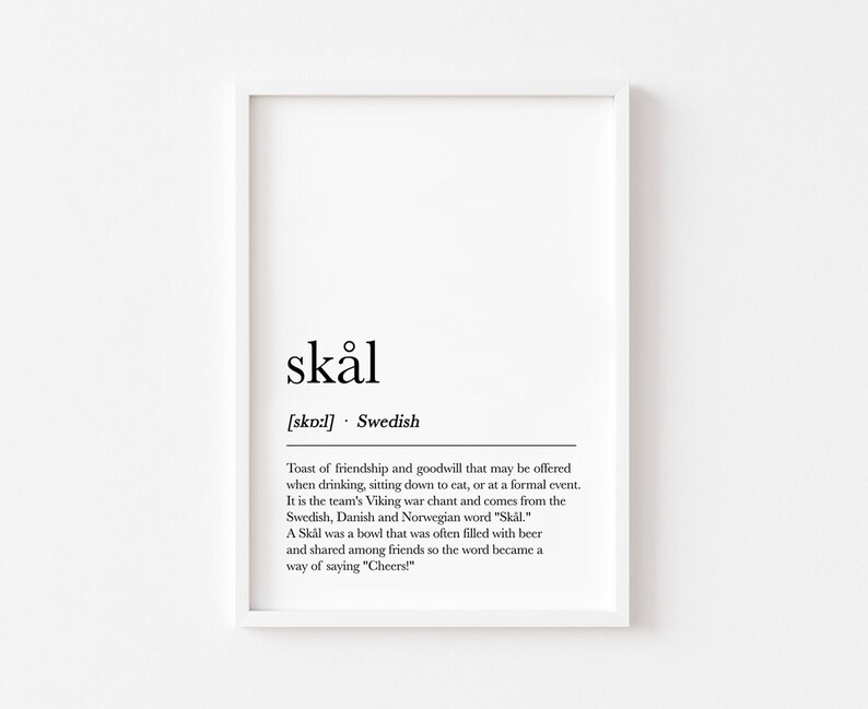 Skal Definition Print: Nordic Scandinavian Decor (digital Download ...