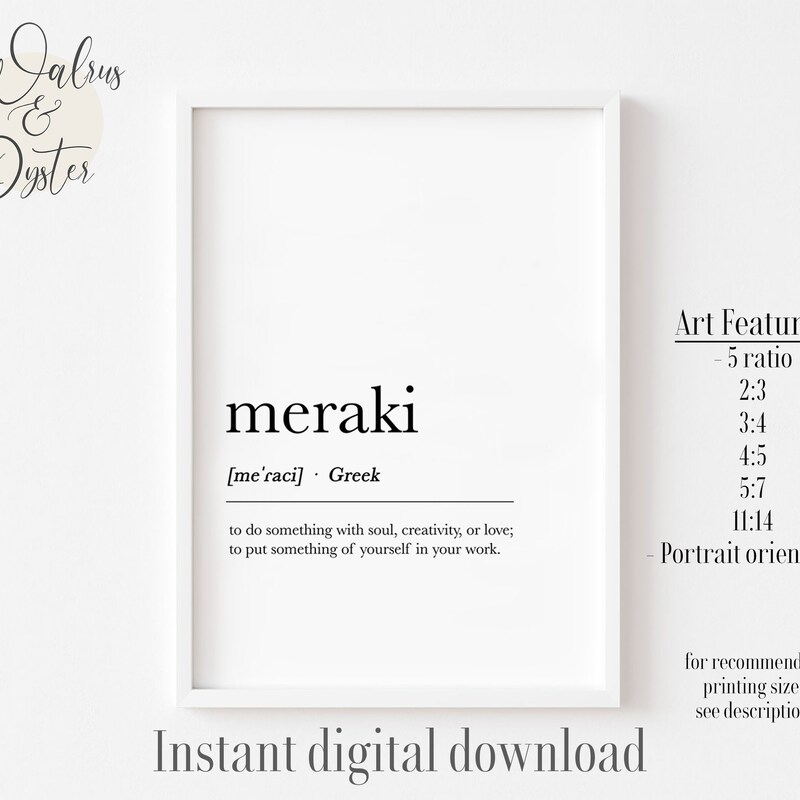Meraki - Etsy