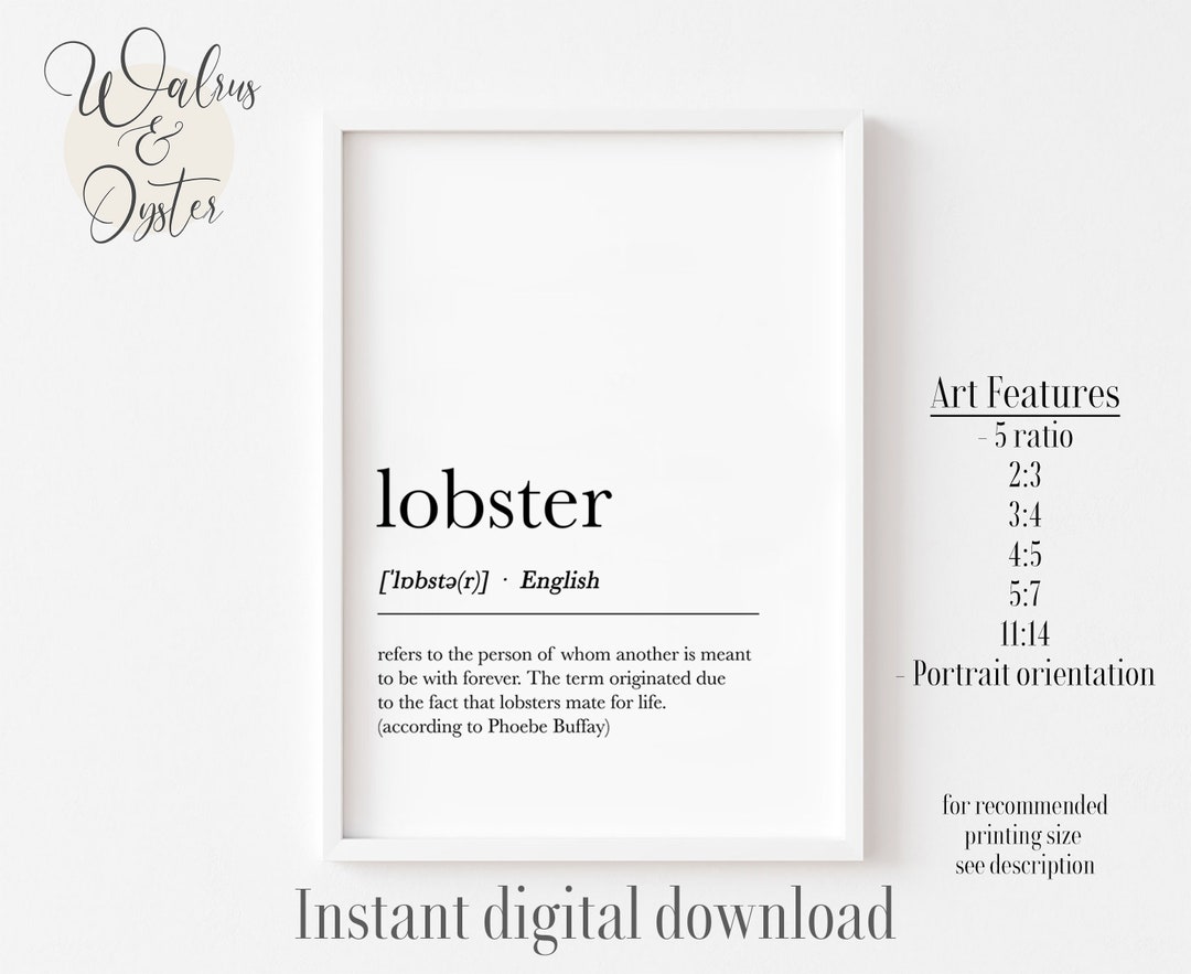 Lobster Friends Definition, Phoebe Buffay Quote, Friends TV Show ...