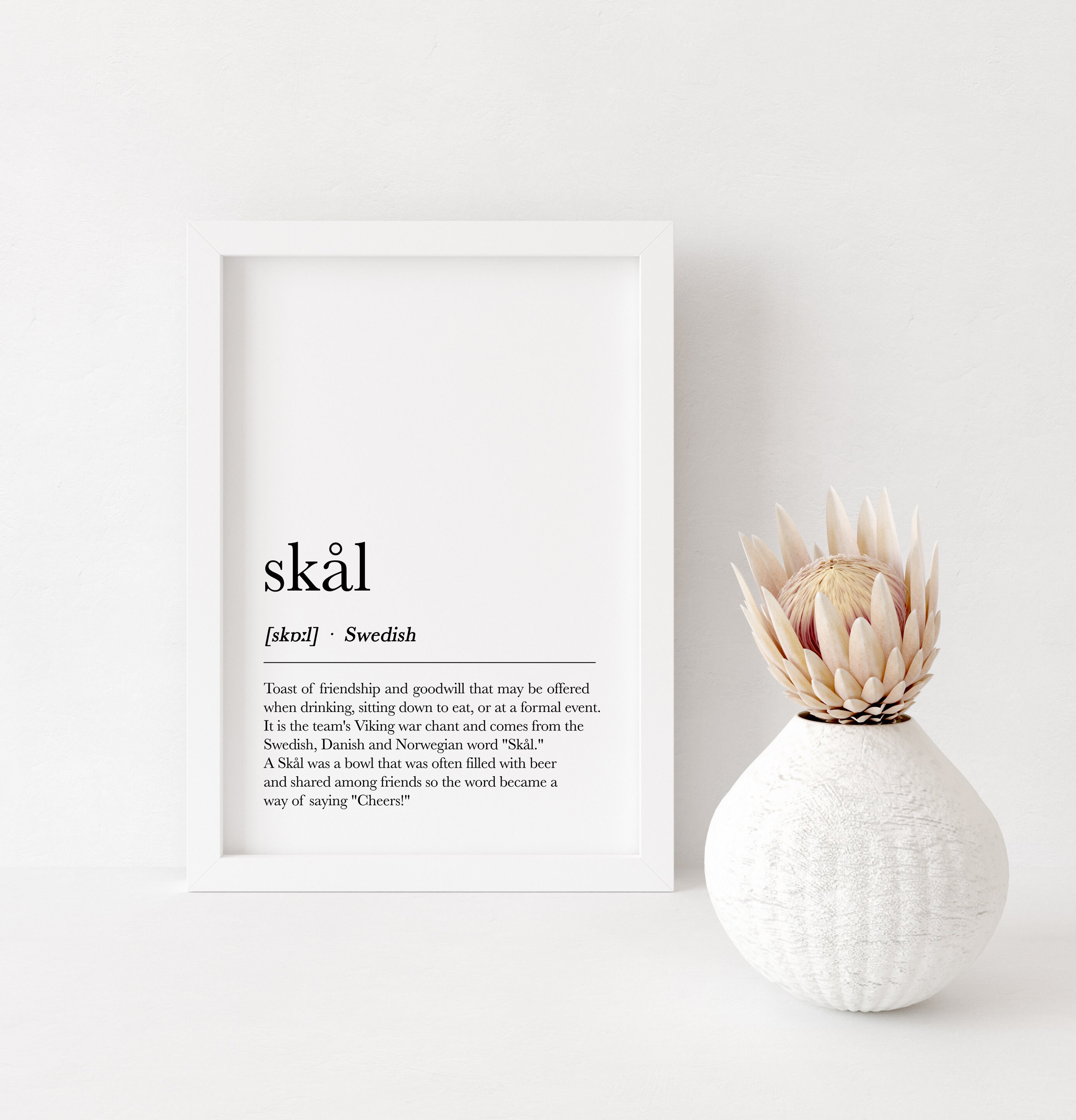Skal Definition Print: Nordic Scandinavian Decor (digital Download ...