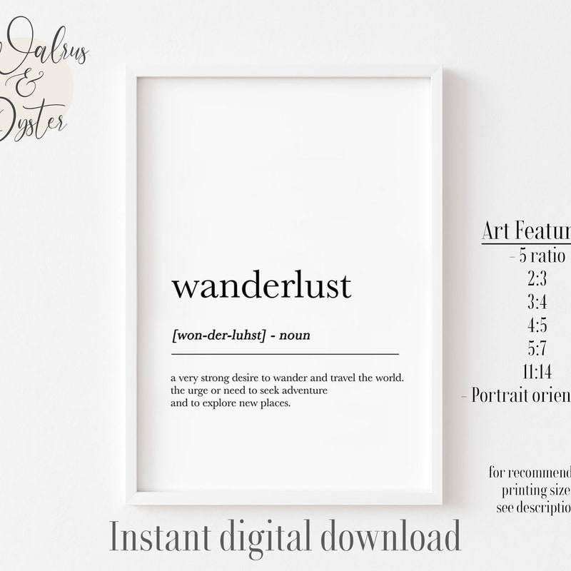Wanderlust Art - Etsy