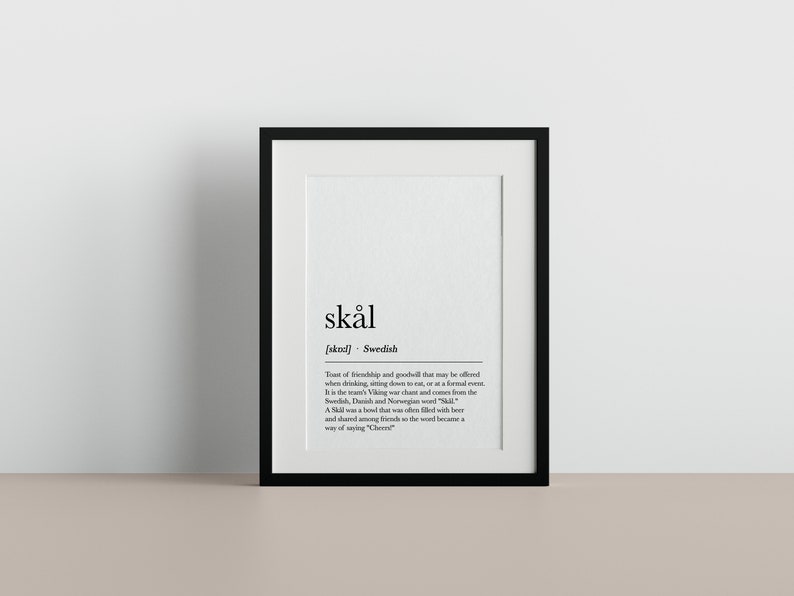 Skal Definition Print: Nordic Scandinavian Decor (digital Download ...