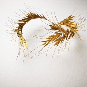 Tagore - Bridal Gold Wheat Crown - Etsy