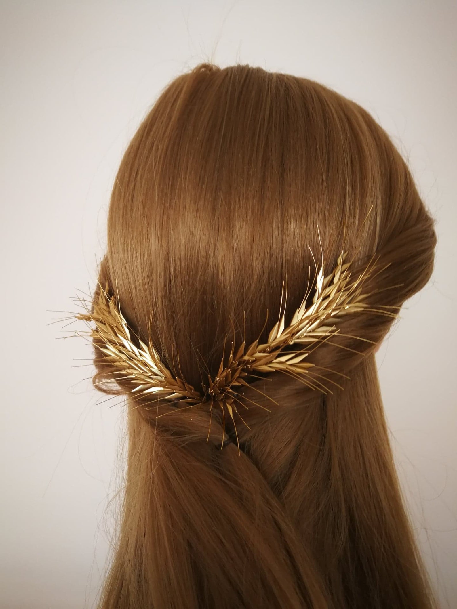 Tagore Bridal gold wheat crown | Etsy