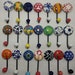 Multicolor Flower Design Ceramic Knobs Handpainted Knobs Kitchen Cabinet Drawer Puller Pulls ...