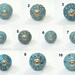 Grey and White Assorted Ceramic Knobs Handpainted Ceramic Door Knobs Kitchen Cabinet Knobs ...