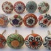 Multicolor Flower Design Ceramic Knobs Handpainted Knobs Kitchen Cabinet Drawer Puller Pulls ...