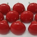 Red and White Assorted Ceramic Knobs Hand Painted Ceramic Door Knobs Pumpkin Knobs Kitchen ...