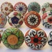 Multicolor Flower Design Ceramic Knobs Handpainted Knobs Kitchen Cabinet Drawer Puller Pulls ...