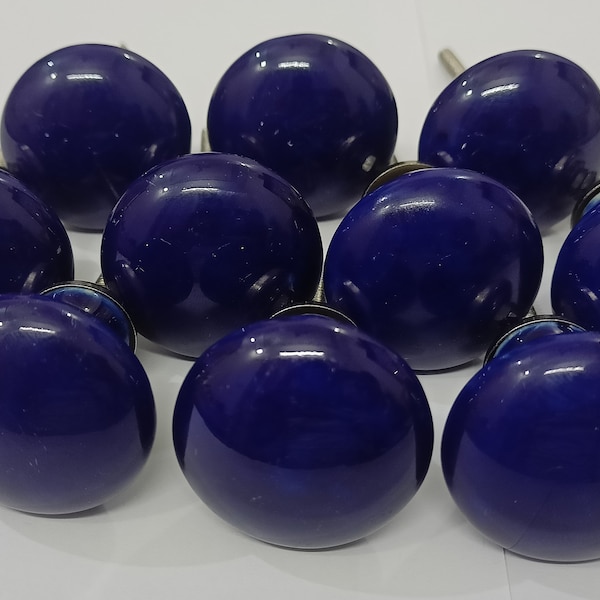 Blue Cabinet Knobs - Etsy