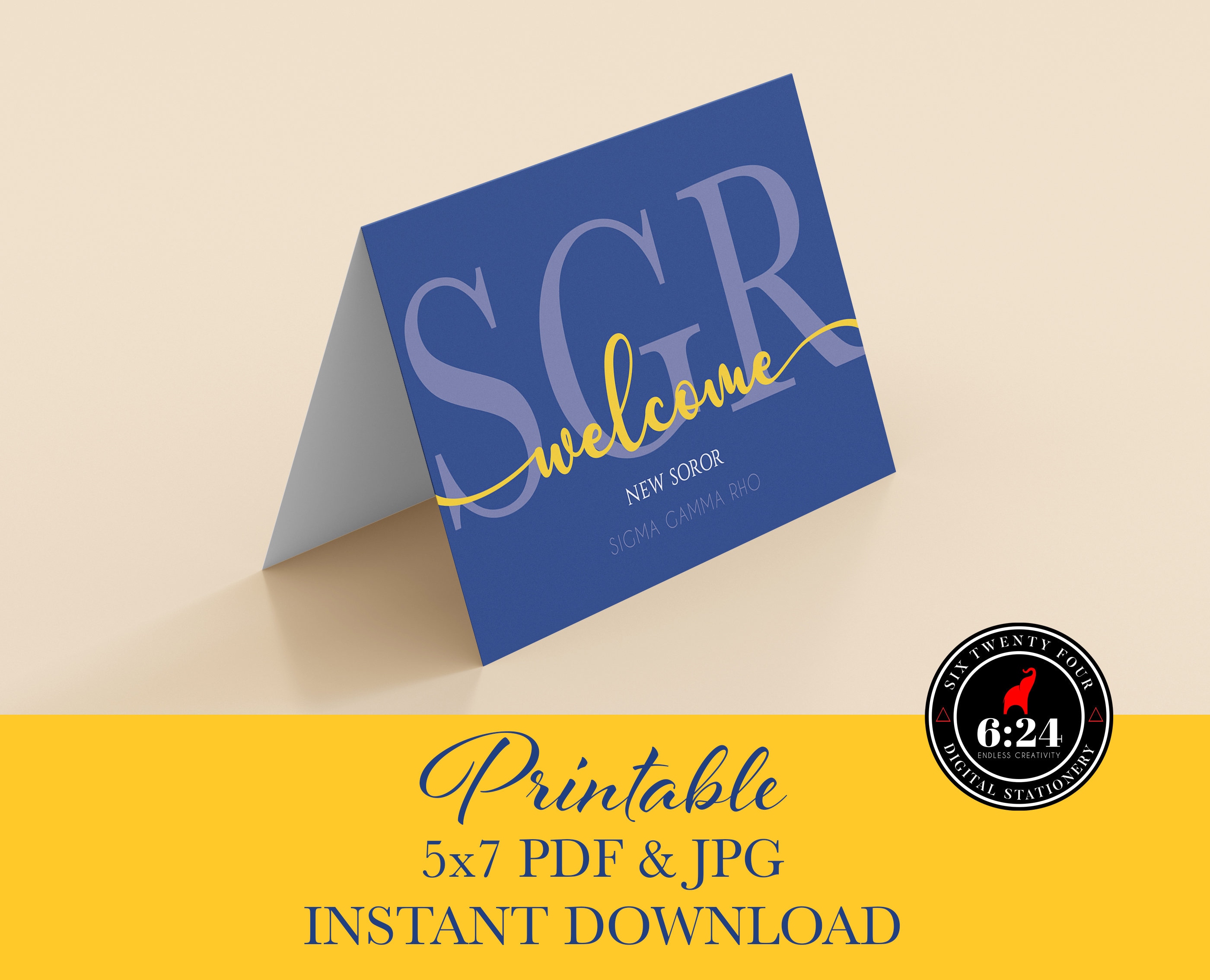 Sigma Gamma Rho Inspired | Welcome New Soror | Instant Download ...