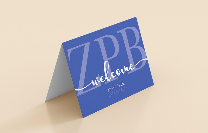 Zeta Phi Beta Inspired | Welcome New Soror | Instant Download ...