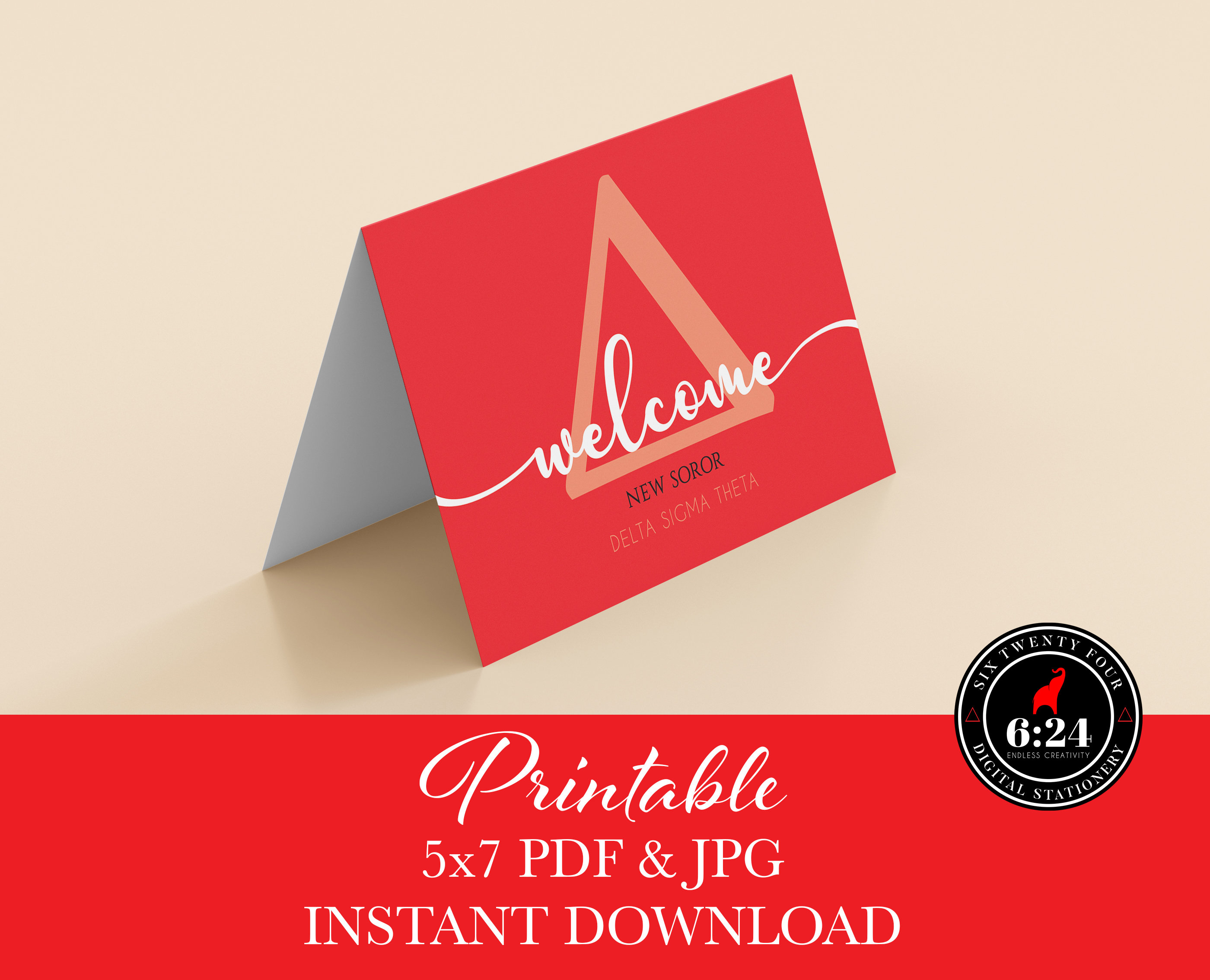 Delta Sigma Theta Inspired | Pyramid Welcome New Soror | Instant ...