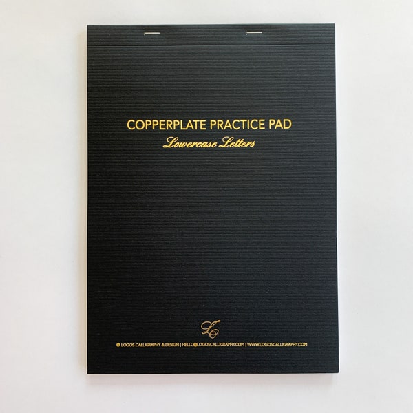 Copperplate Lowercase Calligraphy Practice Sheets - Etsy