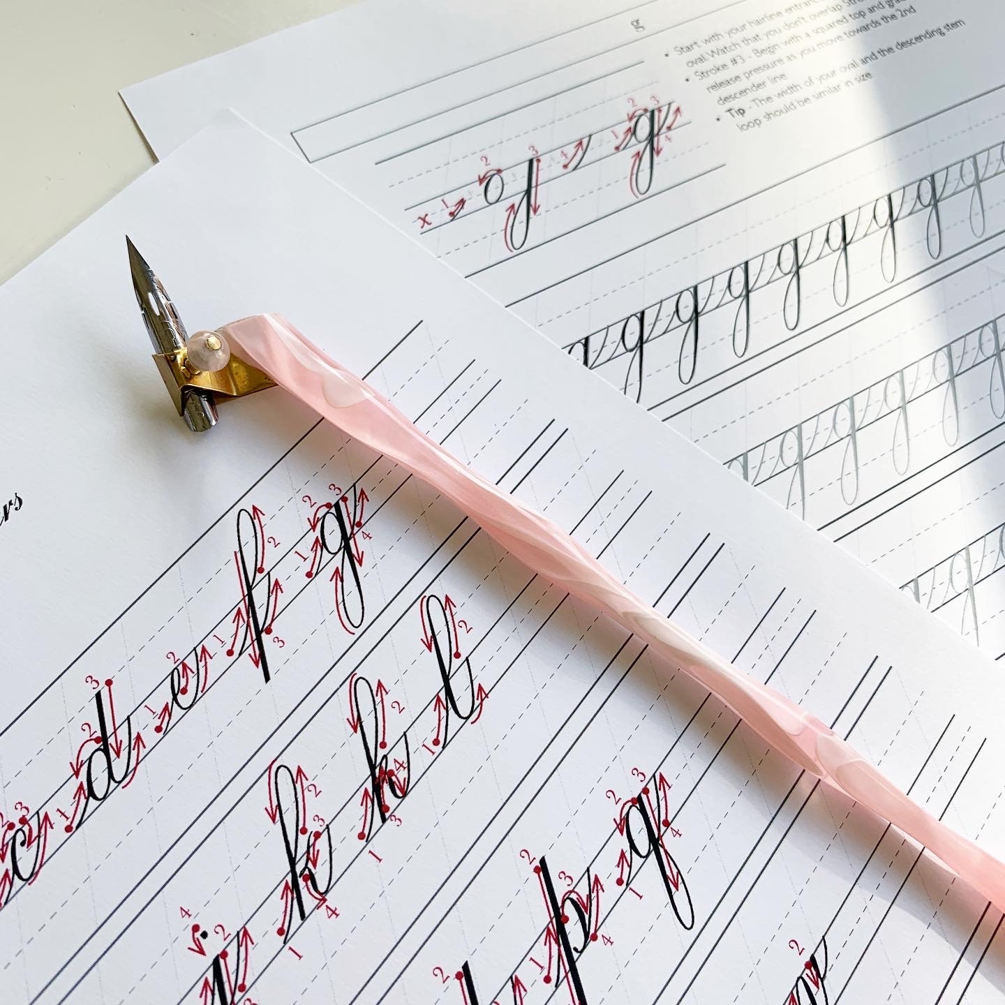 Copperplate Lowercase Digital Practice Workbook - Etsy