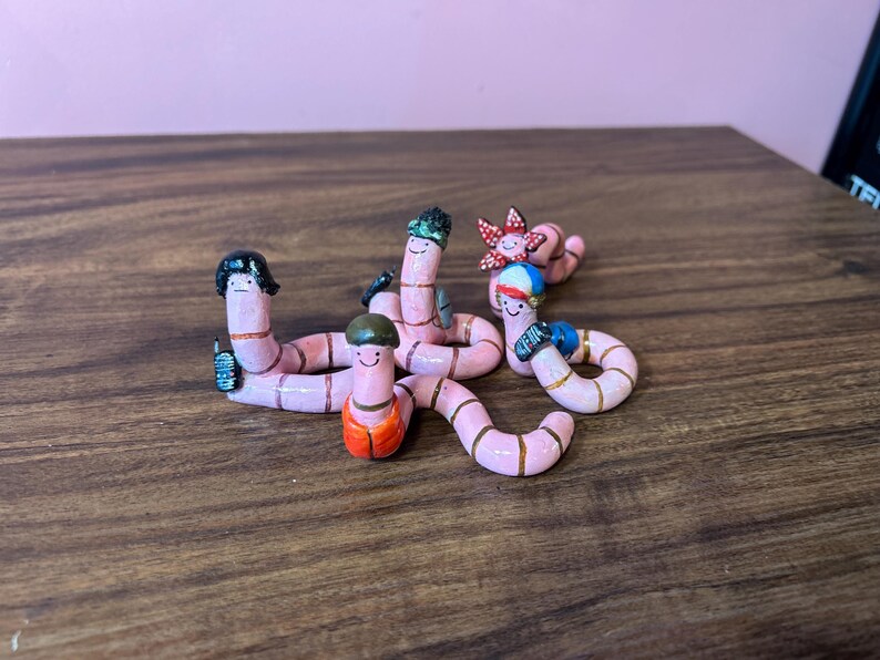 Stranger Worms Custom Sculpture - Etsy UK