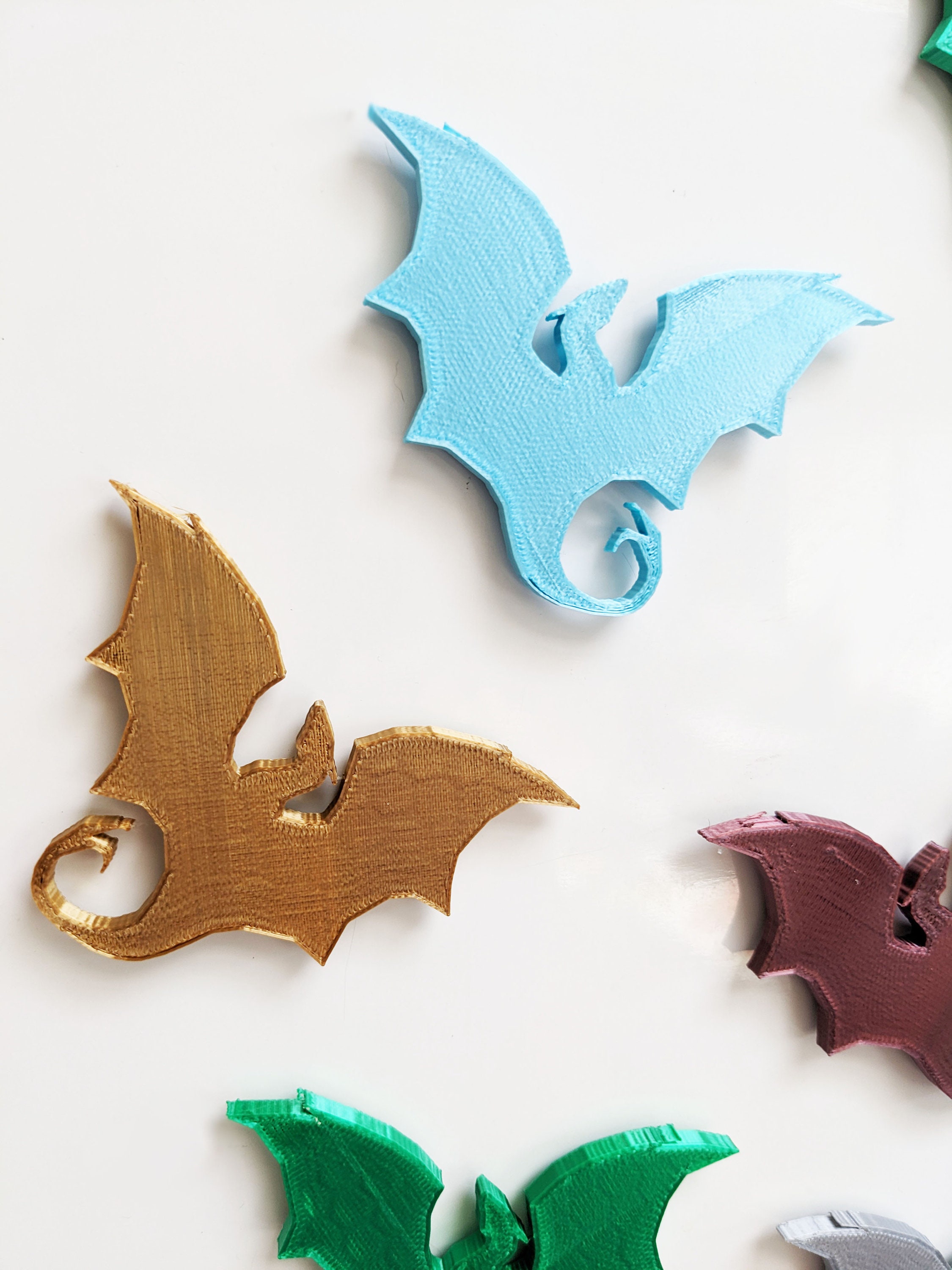 Dragon Magnets - 3D Printed Dragons - Etsy