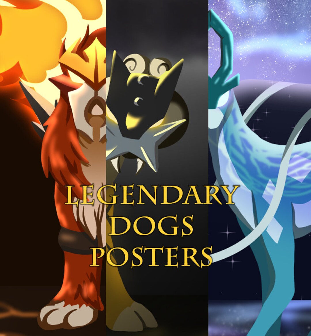 LEGENDARY BEASTS Pokemon Posters - Etsy