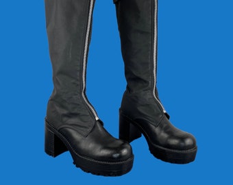 Black Club Boots - Etsy
