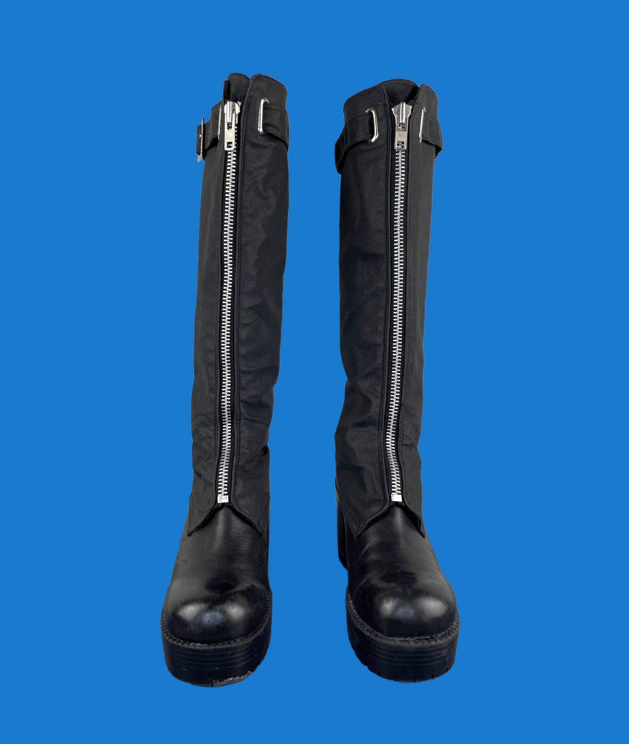 Vintage Industrial Goth Tall Black Platform Club Cyberpunk - Etsy