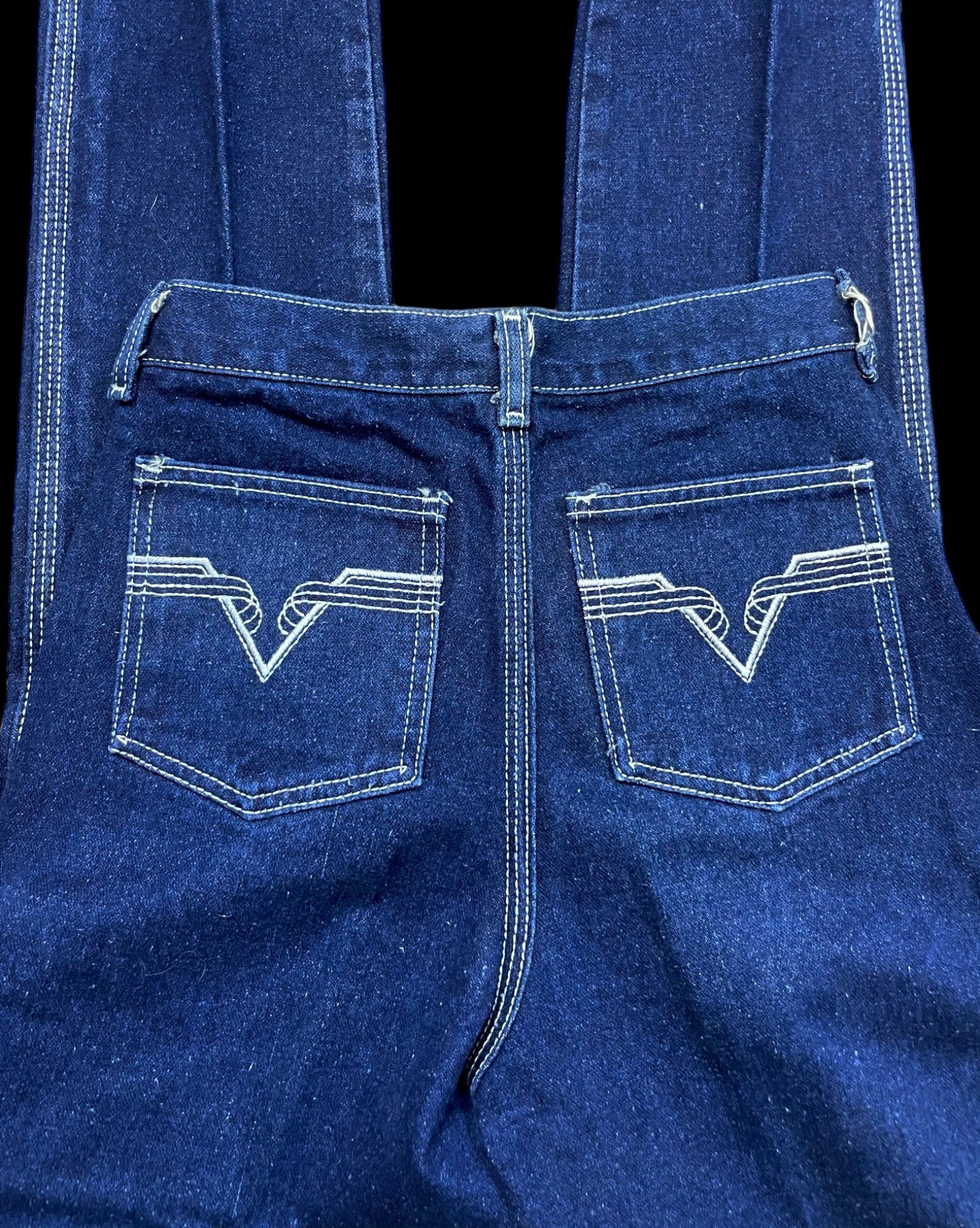 1970s Vintage Chardon French Designer Jeans Indigo Dark Wash - Etsy