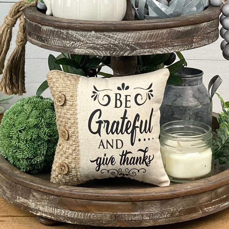 Give Thanks Pillow - Etsy
