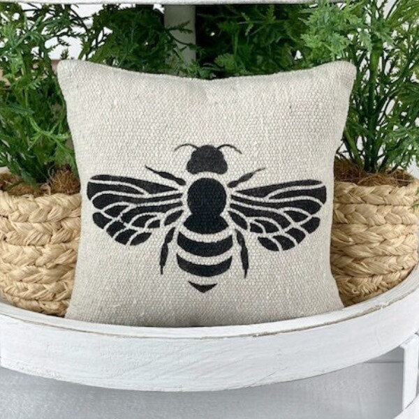 Bee Pillow - Etsy