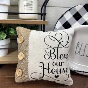 Blessed Home Mini Pillow 6” - Etsy