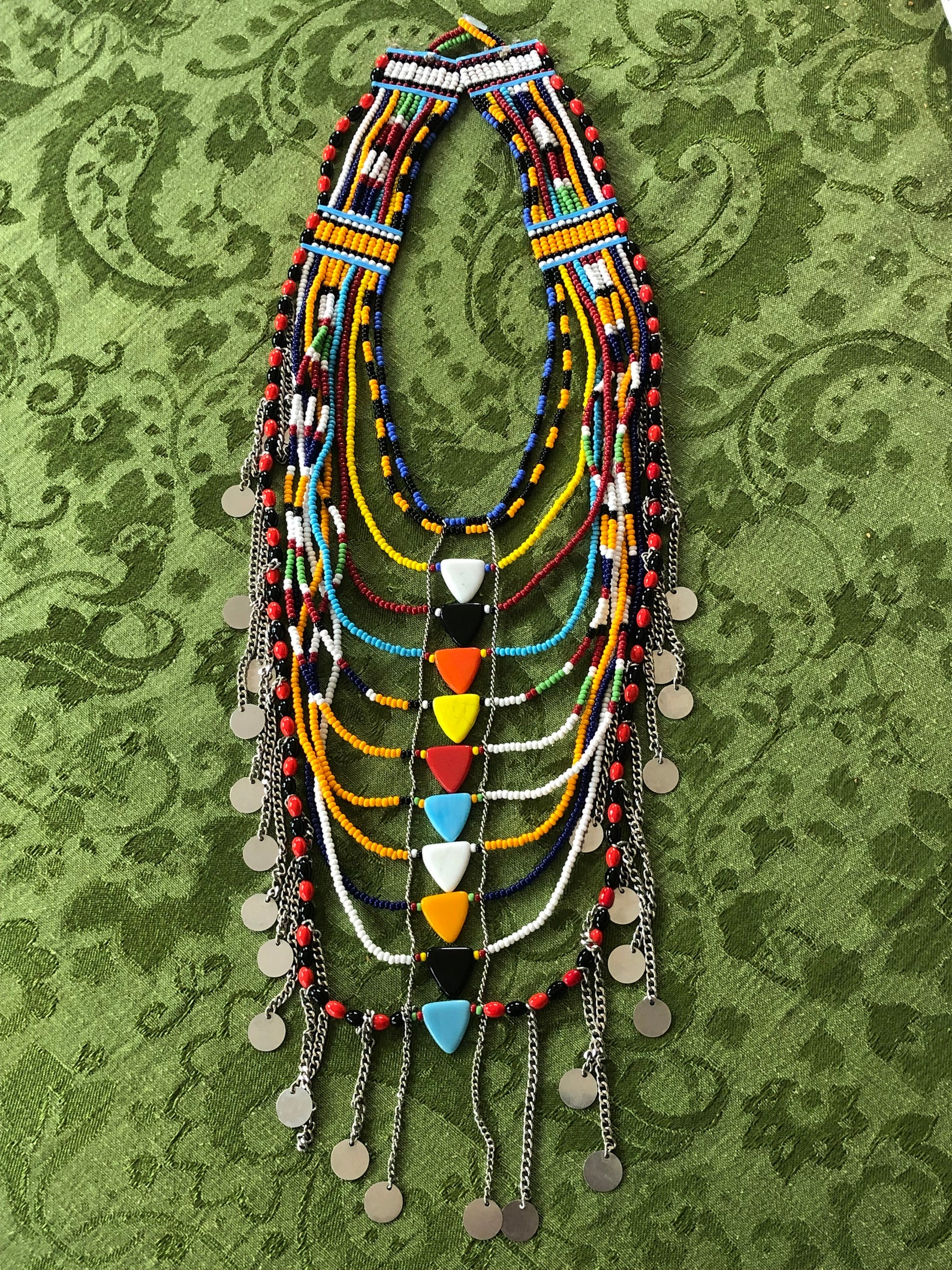 Maasai Masai Mara African Jewelry Beaded Colorful Draping - Etsy