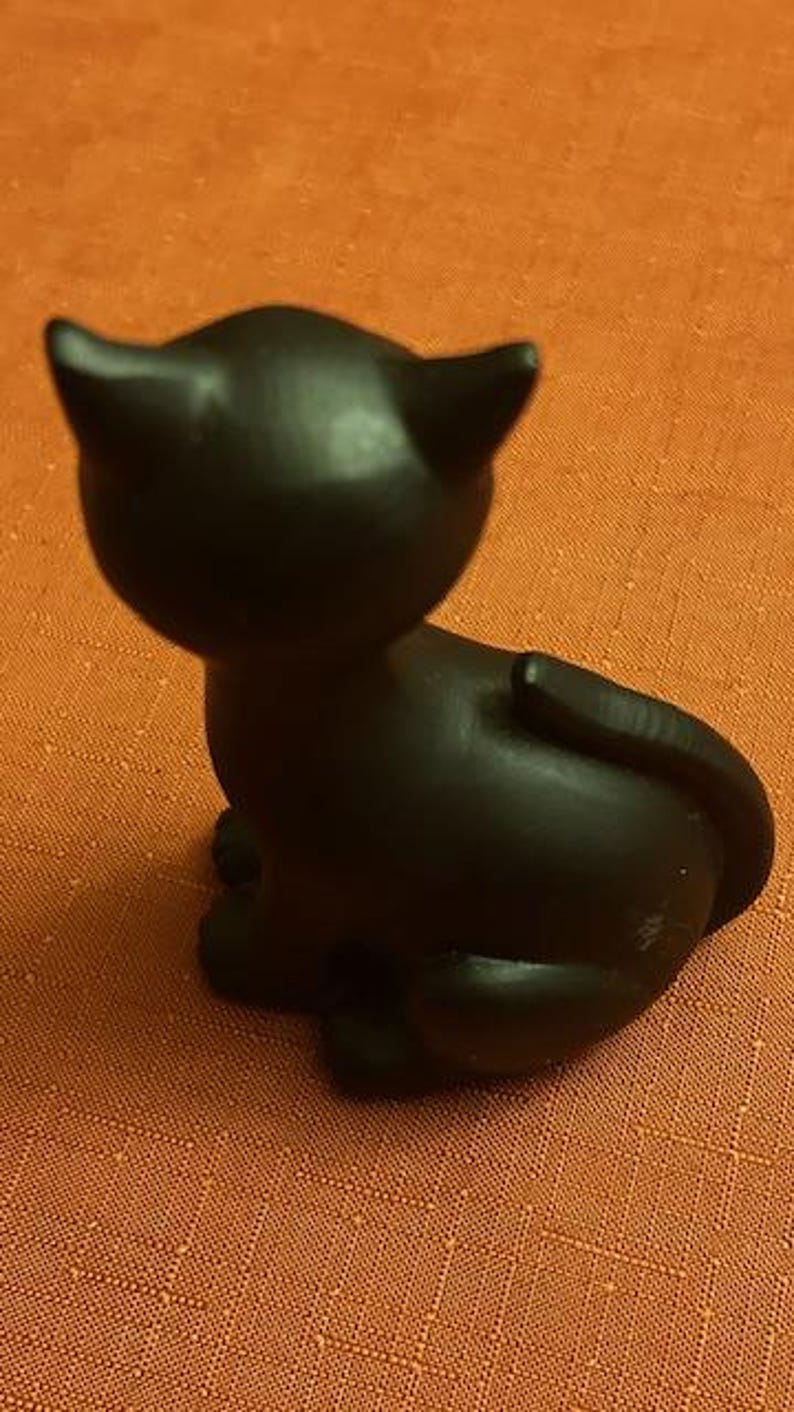 Pristine Collectible Lucky Irish Turf Lucky Black Bog Cat Figurine Luck ...