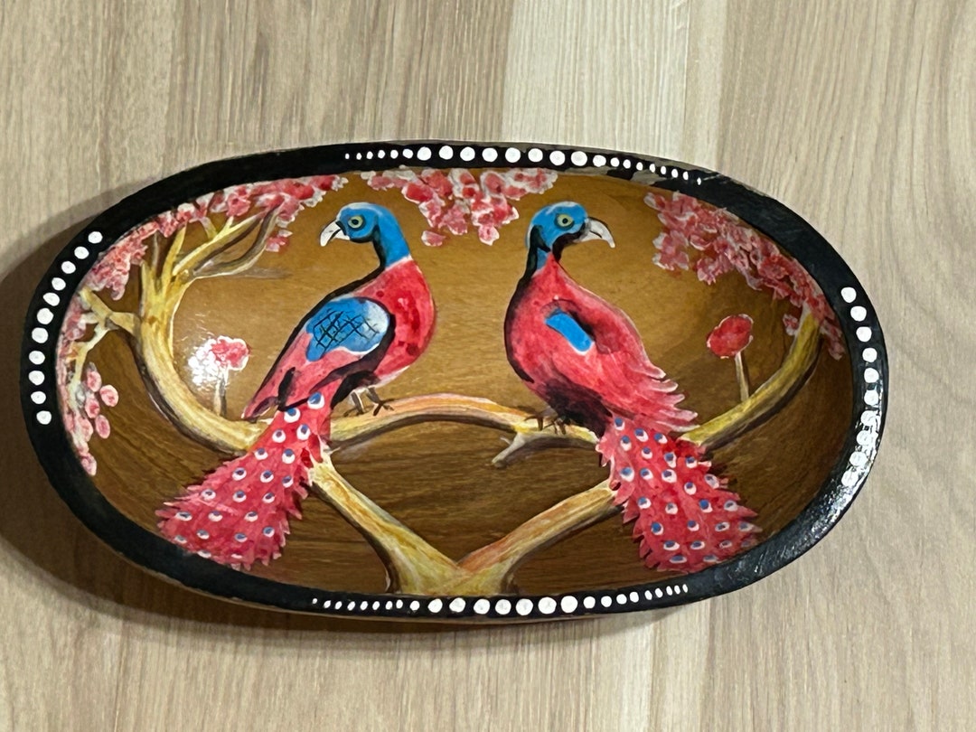 Beautiful Handcarved African Solid Olive Wood Wooden Large Fruit Bowl ...