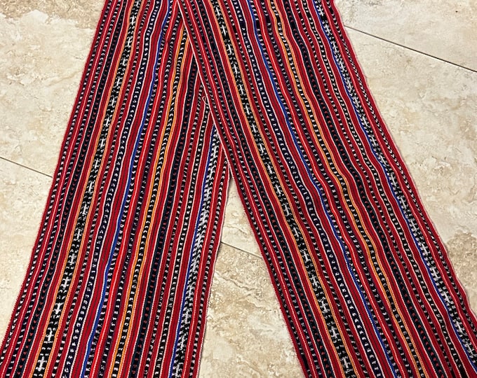RARE Beautiful Vintage Colorful Unique Guatemala Cloth Clothing Sash ...