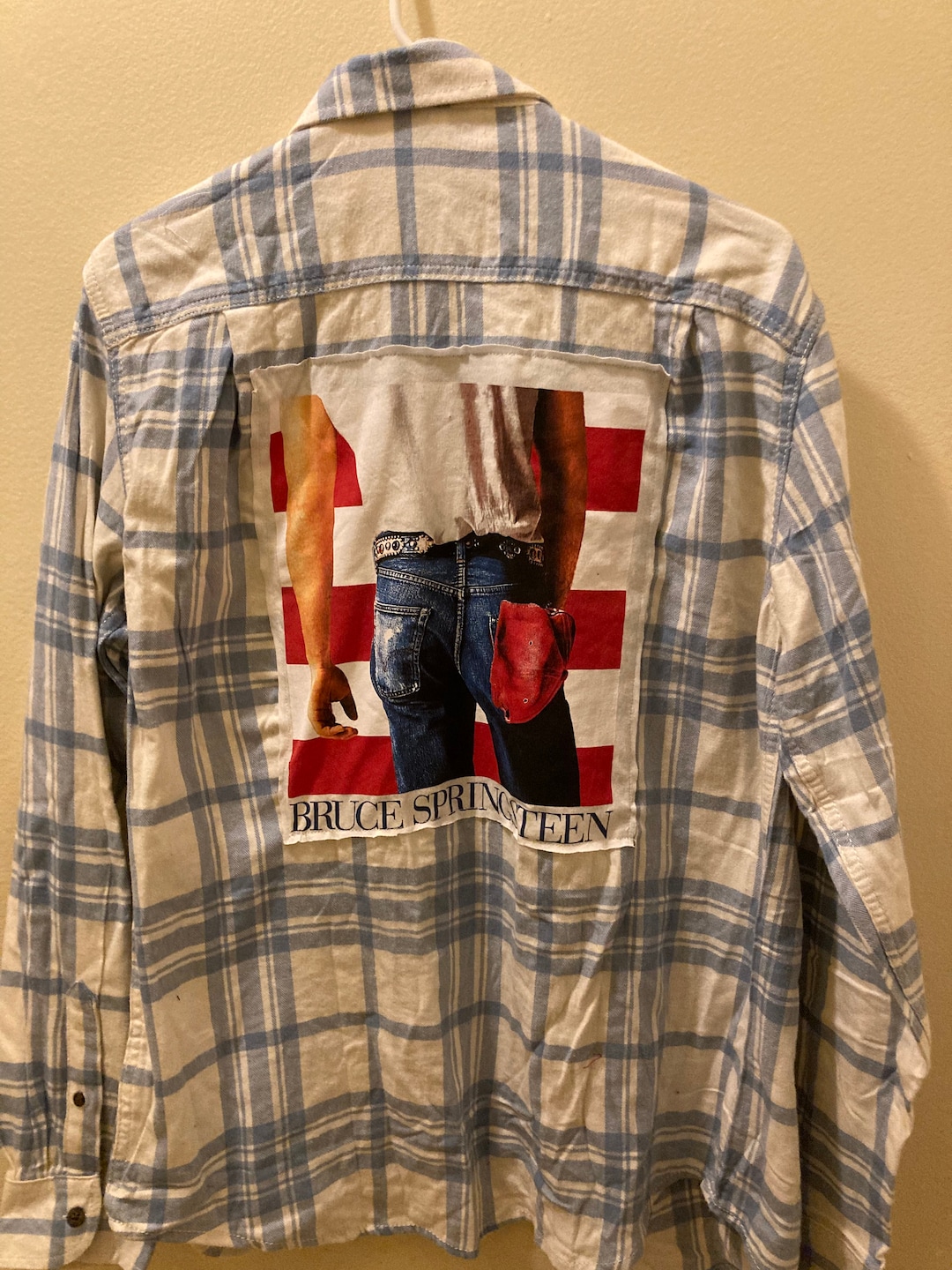 Flannel Bruce Springsteen Long Sleeve Shirt Size Medium - Etsy