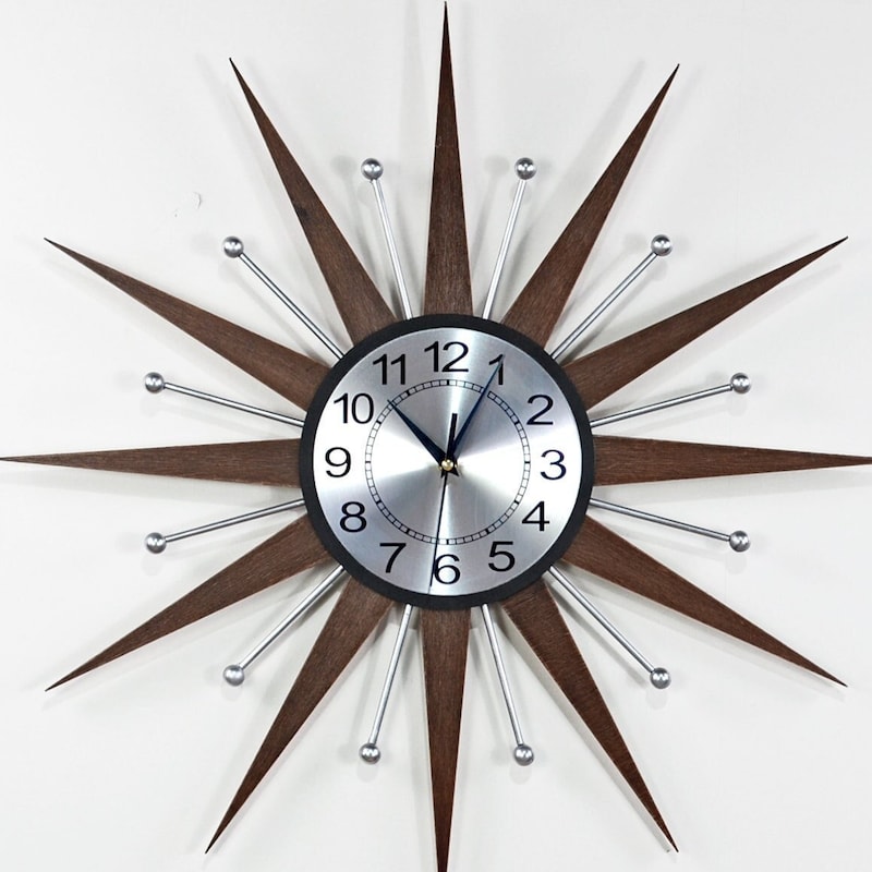 Atomic Starburst Clock - Etsy
