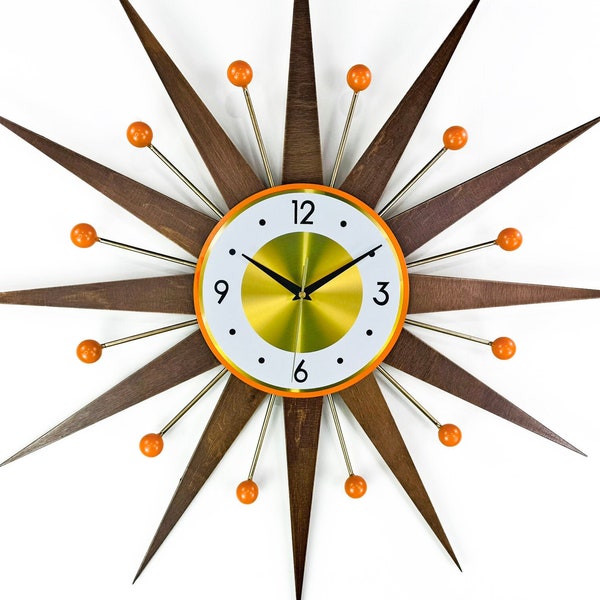 Retro Wall Clock - Etsy