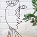 1228abstract Face Wire Sculpture Geometric Art - Etsy