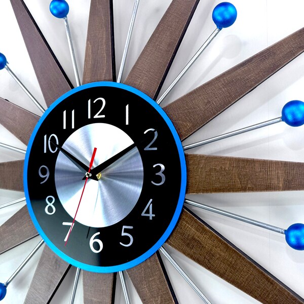 Starburst Clock - Etsy