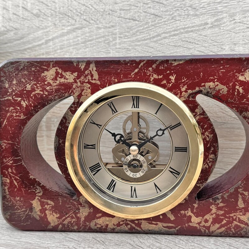 Wood Mantle Clock - Etsy