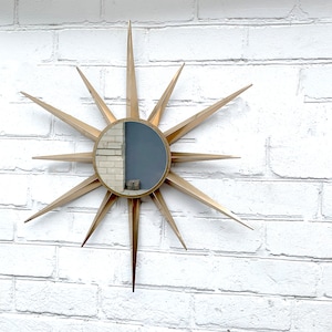 30" Gold Glamorous Sunburst Large Mirror Starburst Unique Wall Mirror ...