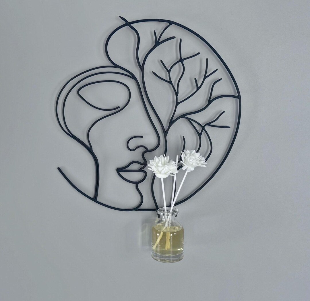 Essential Oil Diffuser Wall Art Insense Holder Metal Art Room Fragrance ...