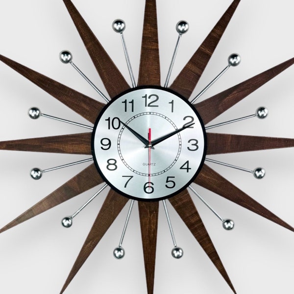 Retro Wall Clock - Etsy