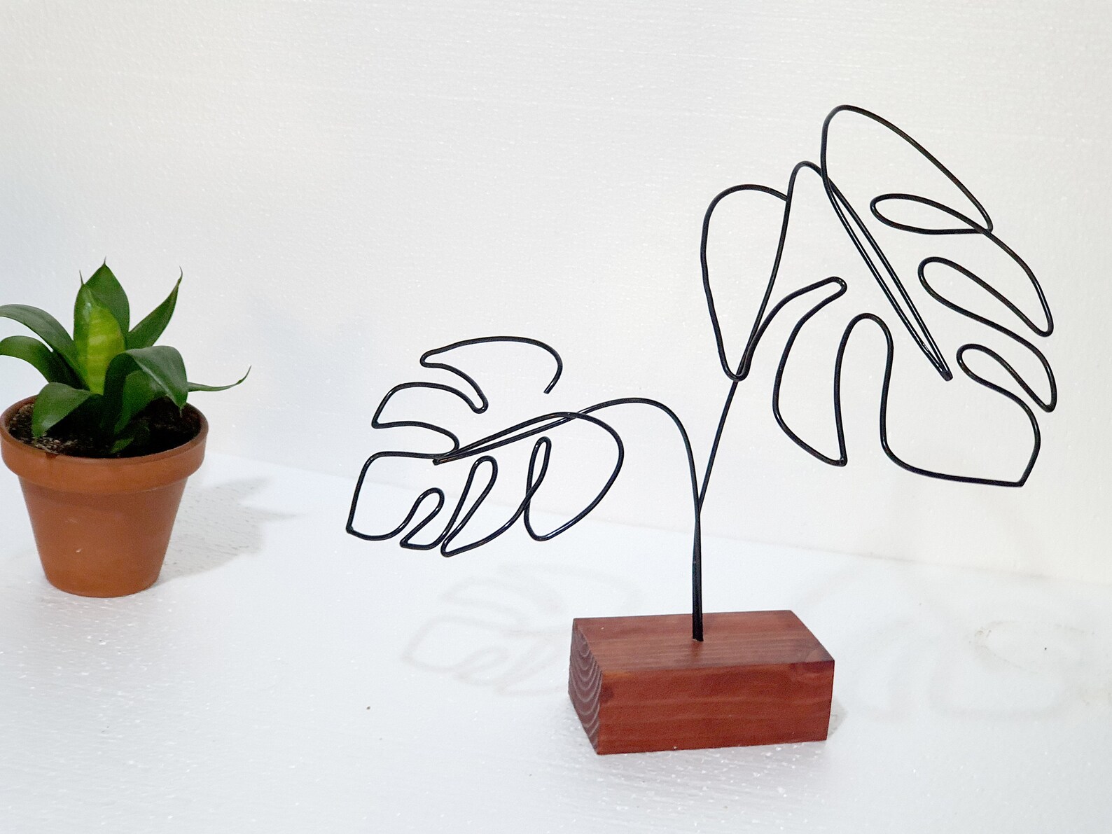 Monstera Leaf Wire Sculpture Banana Leaf Wire Art Art Metal - Etsy