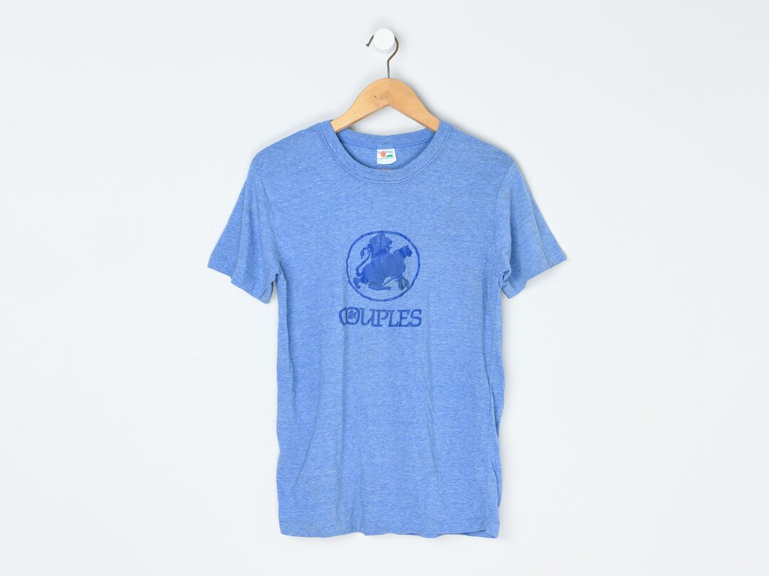 Vintage 70s "couples" Risque T-shirt - "sun Island" - Lions, Animals ...