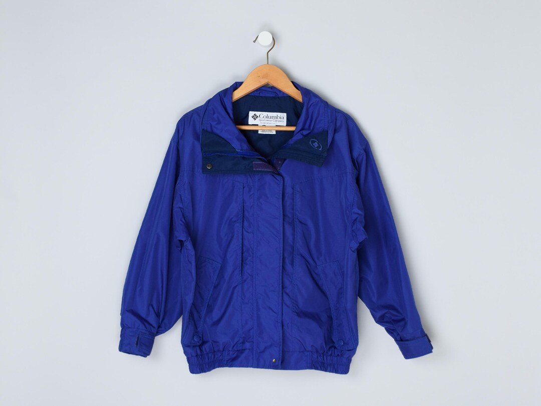 Vintage 90s Columbia Deep Purple Jacket - Hiking, Camping, Outdoors ...