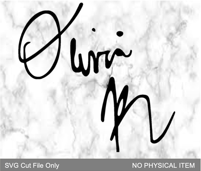 Olivia Rodrigo Signature SVG - Etsy Australia