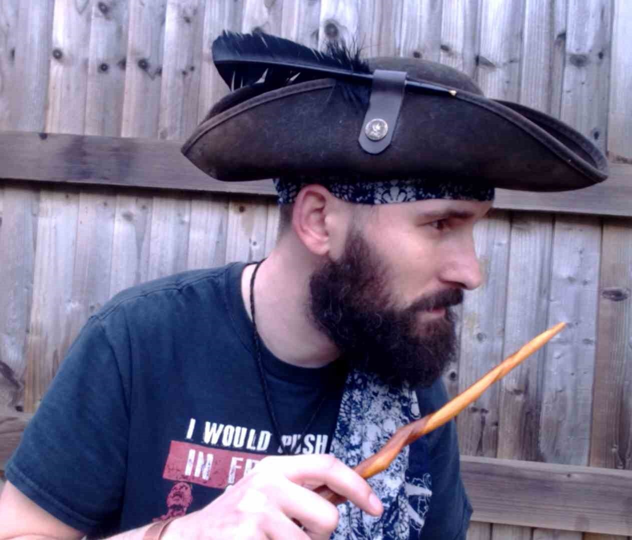 Pirate Captain Hat Side